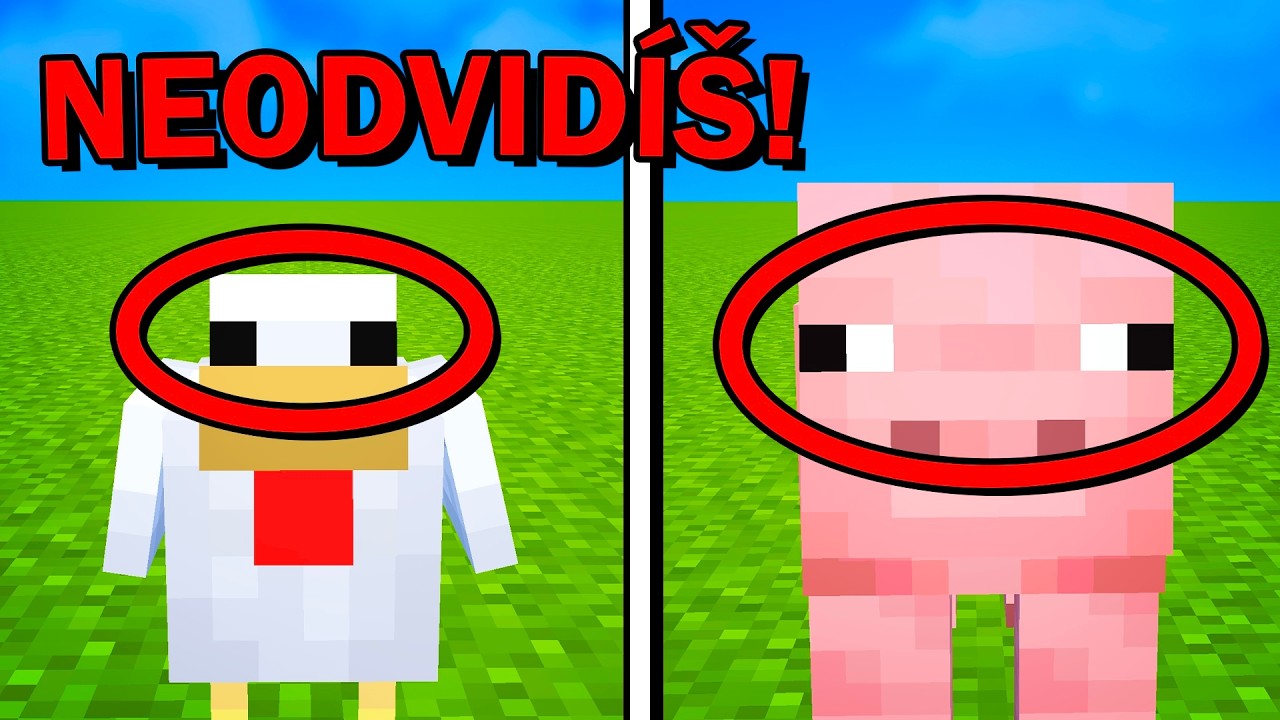 NELOGICKÉ Minecraft Věci které Uvidíš NAVŽDY - YouTube