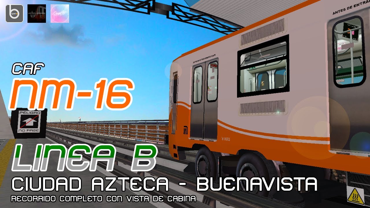 OpenBve | Recorrido Linea B del MetroCDMX Ciudad Azteca - Buenavista ...
