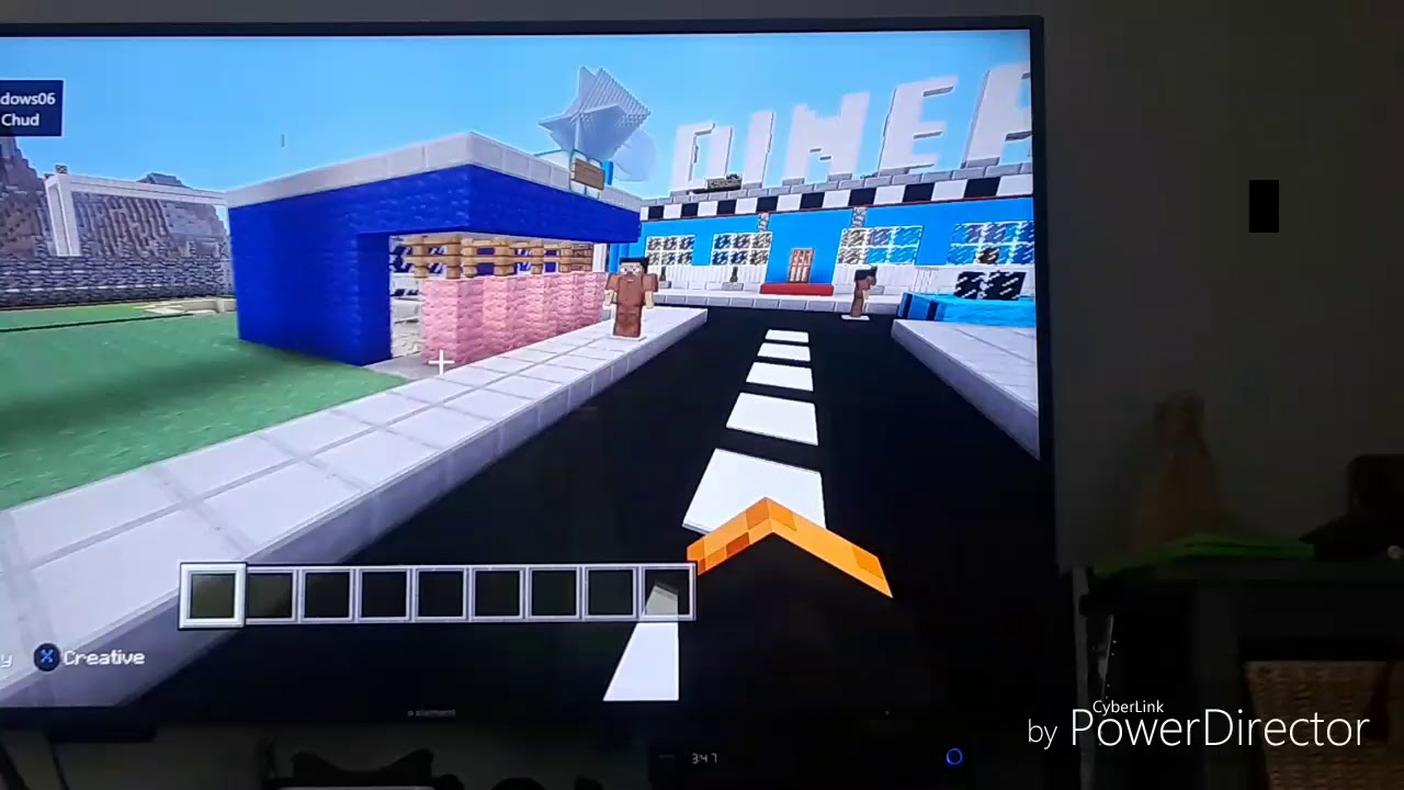 Minecraft 1950s town - YouTube