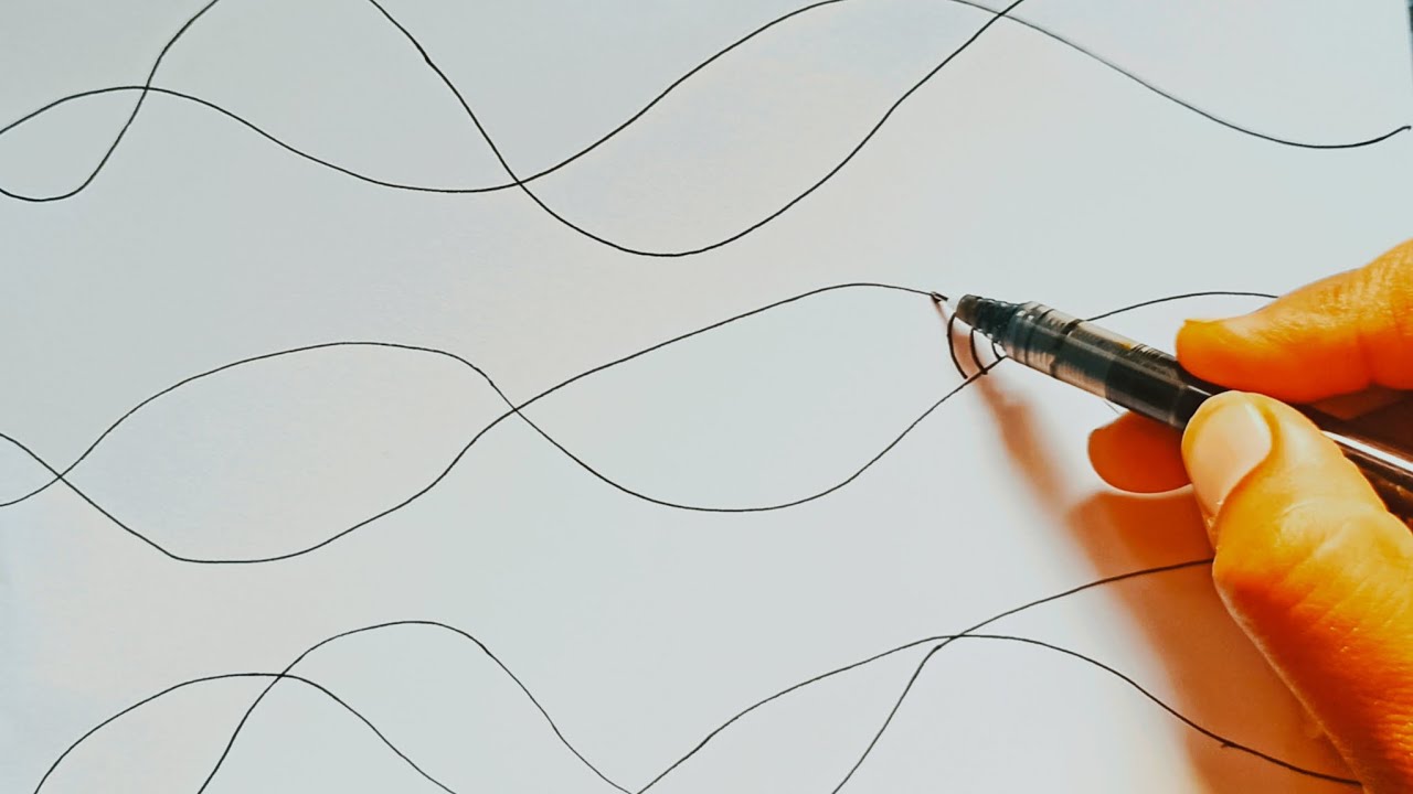 Mind Relaxing art | mindful doodling| how to draw easy step-by-step ...