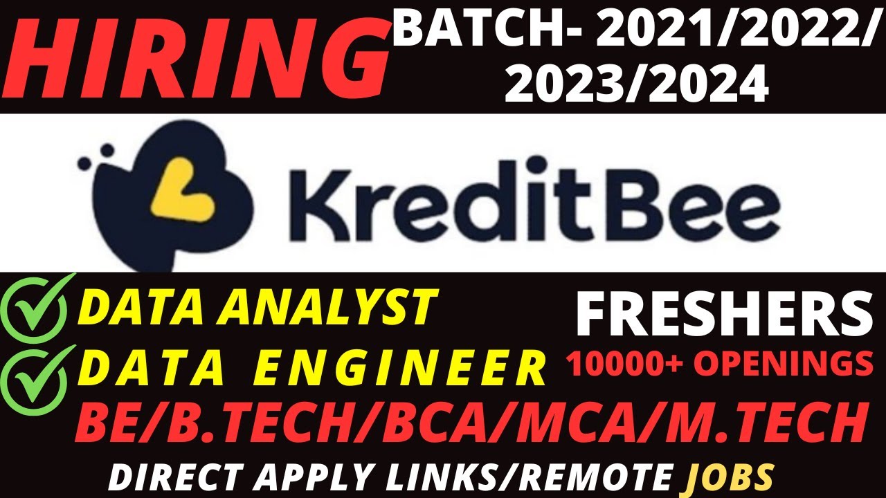 KREDITBEE BIGGEST HIRING #freshers #engineering #job #youtubeshorts #2024 #youtube #india # ...