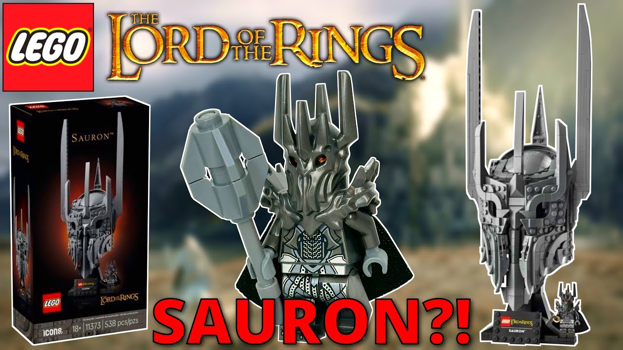 WITH THE SAURON MINIFIGURE?!- LEGO® THE LORD OF THE RINGS™ SAURON BUST ...