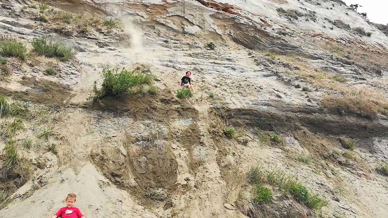 Liam and Mason Scooting Down at Ebey's 1 - YouTube