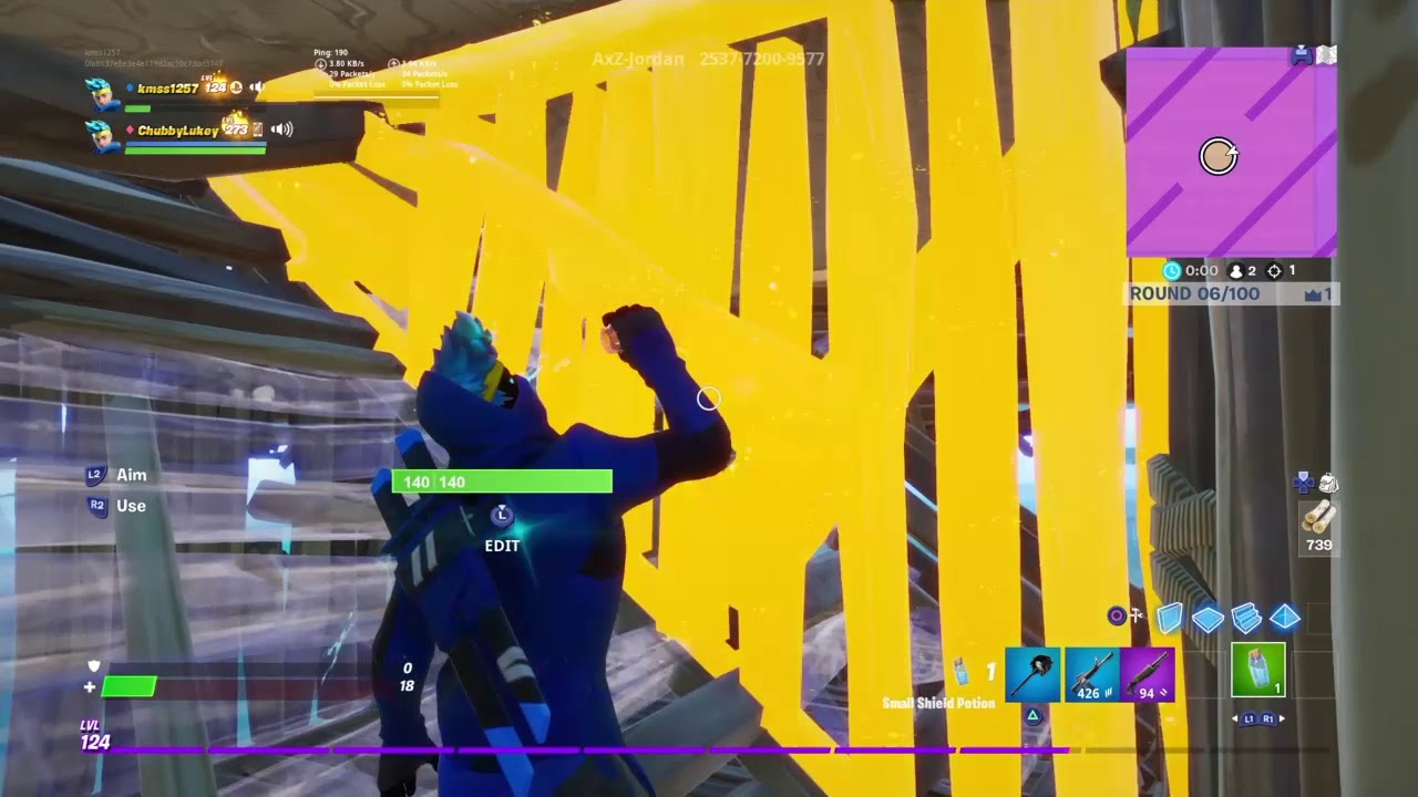 Having fun in creative and trying to play claw on the controller. - YouTube