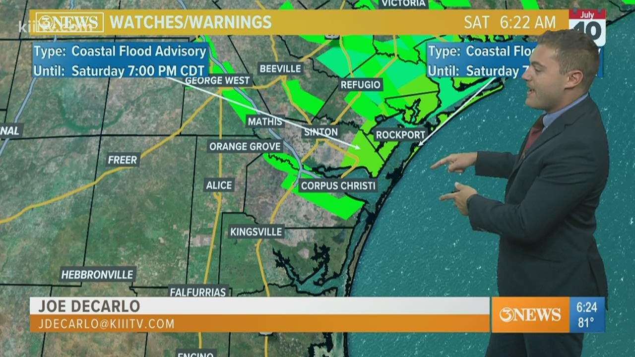 Joe DeCarlo South Texas Weather Forecast 07-10-2021 AM - YouTube