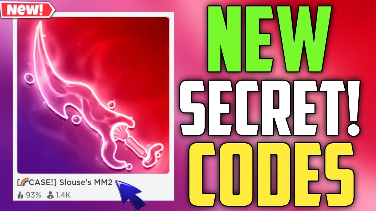 SLOUSE'S MM2 New Codes 2023!! | ROBLOX *SECRET* CODES [CASE!] - YouTube