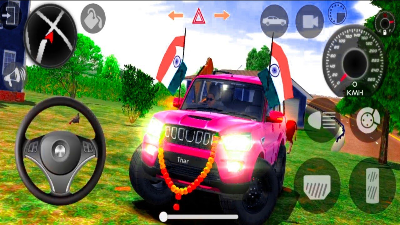 Dollar (Song) Modified Mahindra pink Scorpio😈|Indian Cars Simulator 3D ...