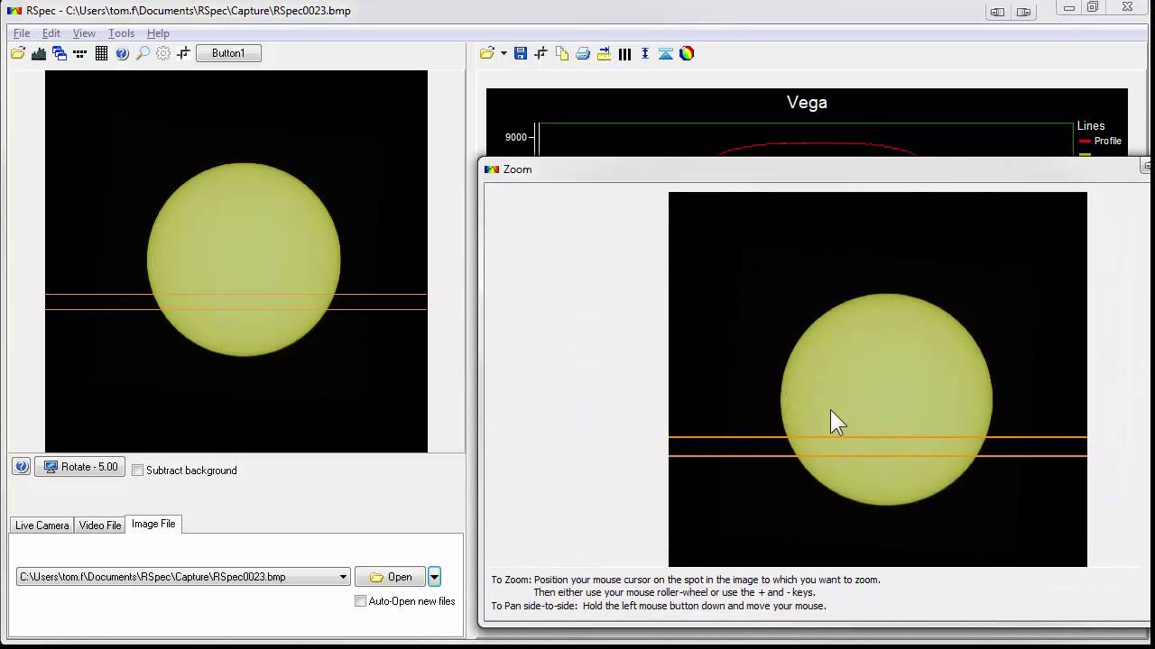 Solar Limb Darkening & Sunspot measurement in RSpec - YouTube