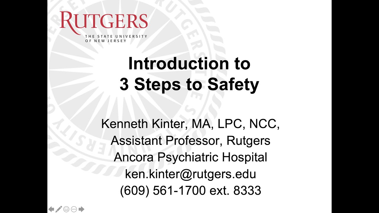 Introduction to 3 Steps to Safety - YouTube
