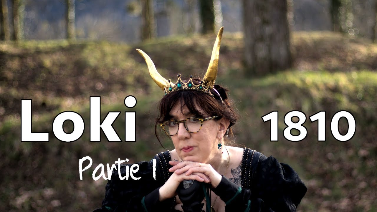 Loki en robe 1810, un cosplay historique ! - partie un : le corsage de la robe - YouTube
