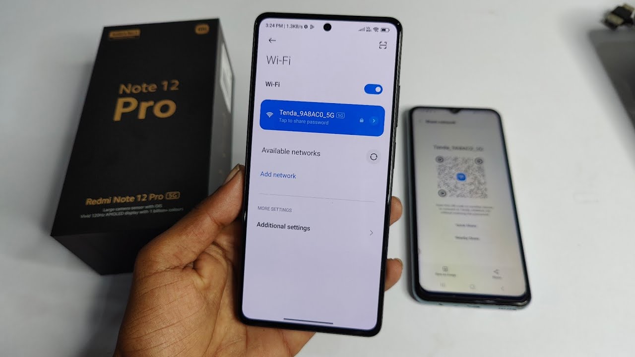 Redmi Note 12 pro Wifi Connect with QR Code | Qr code se wifi connect ...