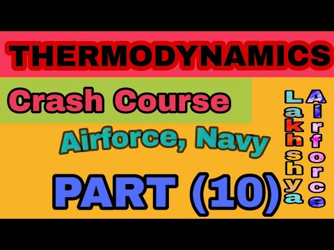 Thermodynamics part-1 |physics crash course for airforce navy ...