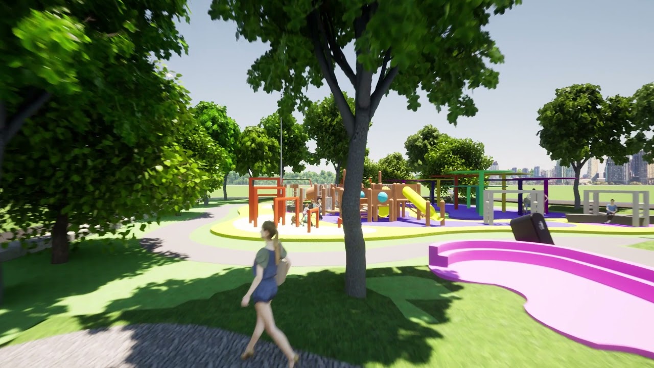TwinMotion Propuesta Parque Etapa 2 - YouTube