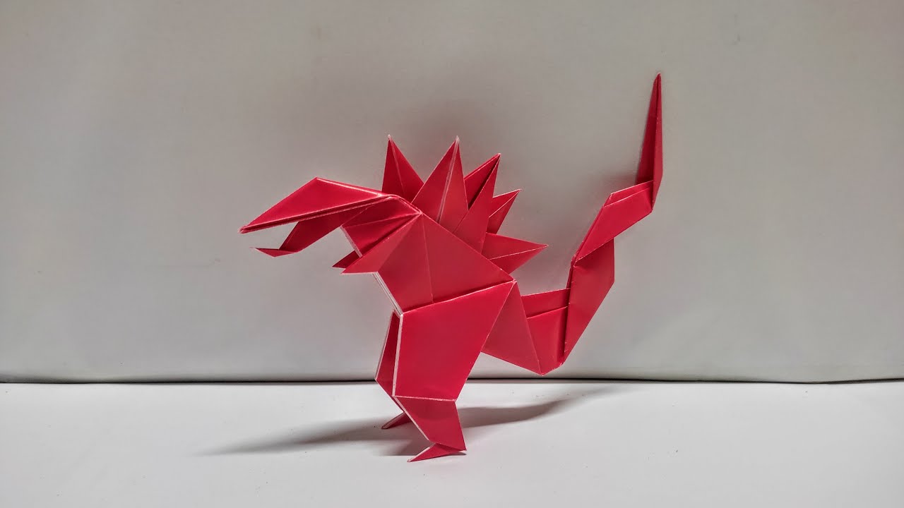 Origami Shin Godzilla Easy - How To Make a paper Shin Godzilla step by ...