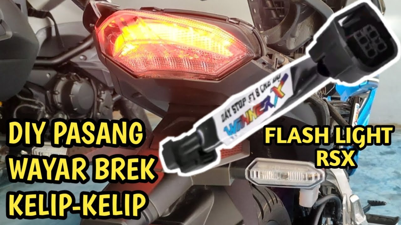 CARA PASANG WAYAR BREK KELIP-KELIP RSX 150 - YouTube