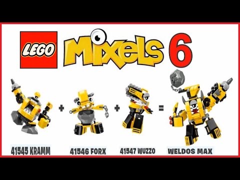 LEGO MIXELS SERIES 6 WELDOS MAX - Лего Миксели 6 серия ВЕЛДОСЫ МАКС ...