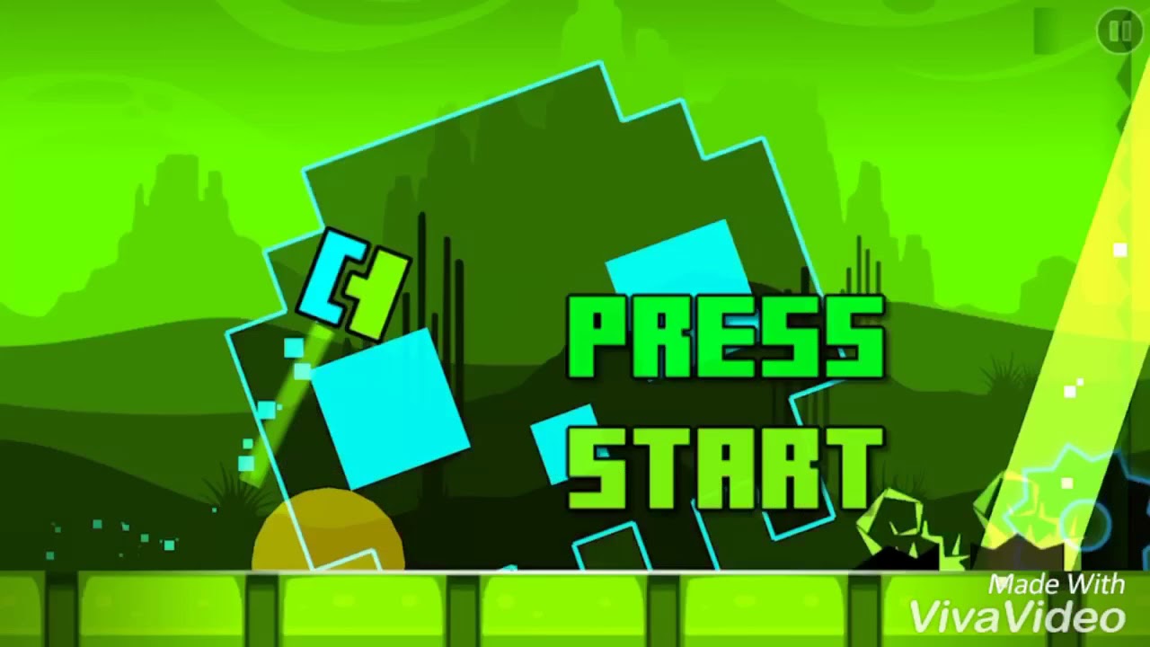Geometry Dash First Gameplay - YouTube
