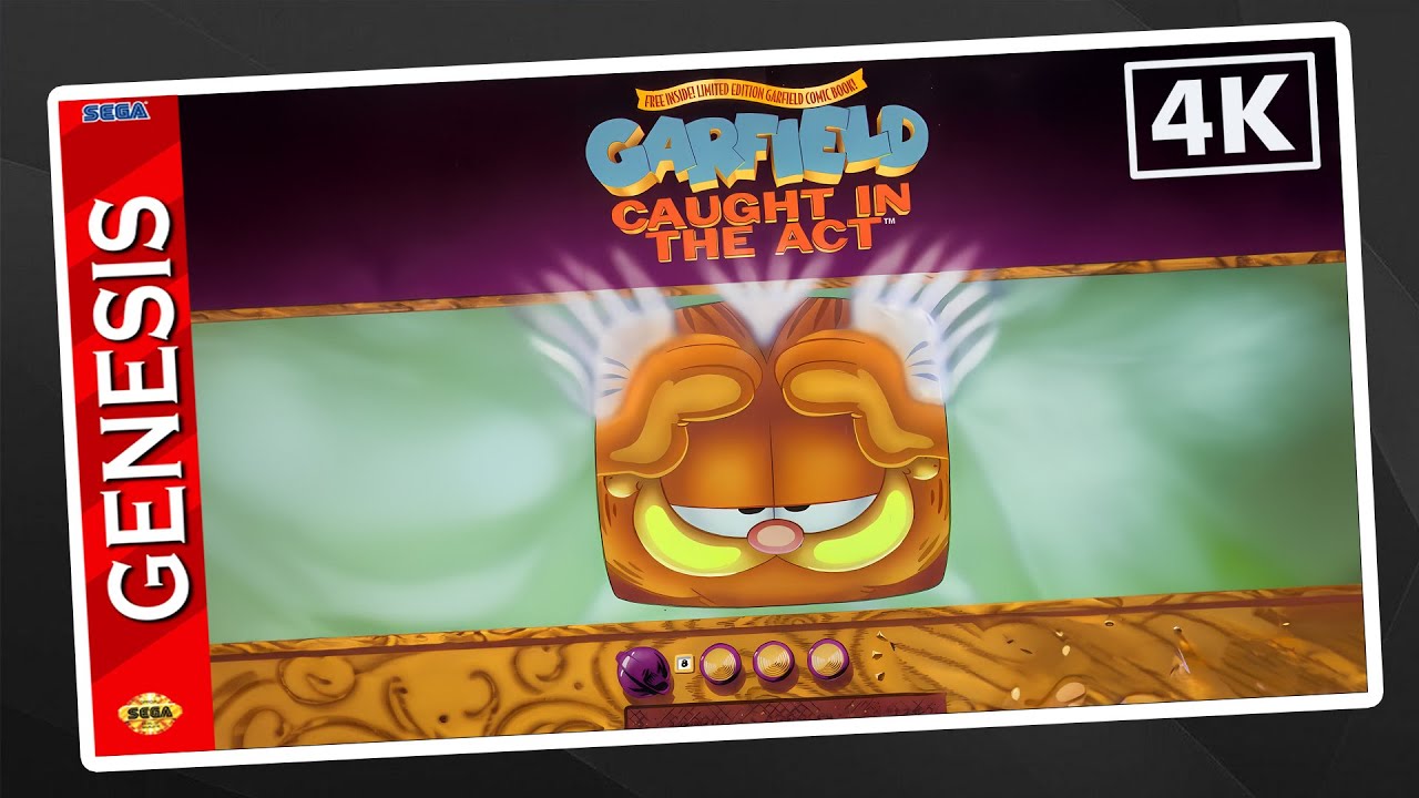 [SEGA Genesis Longplay] Garfield: Caught In The Act | No Damage ...