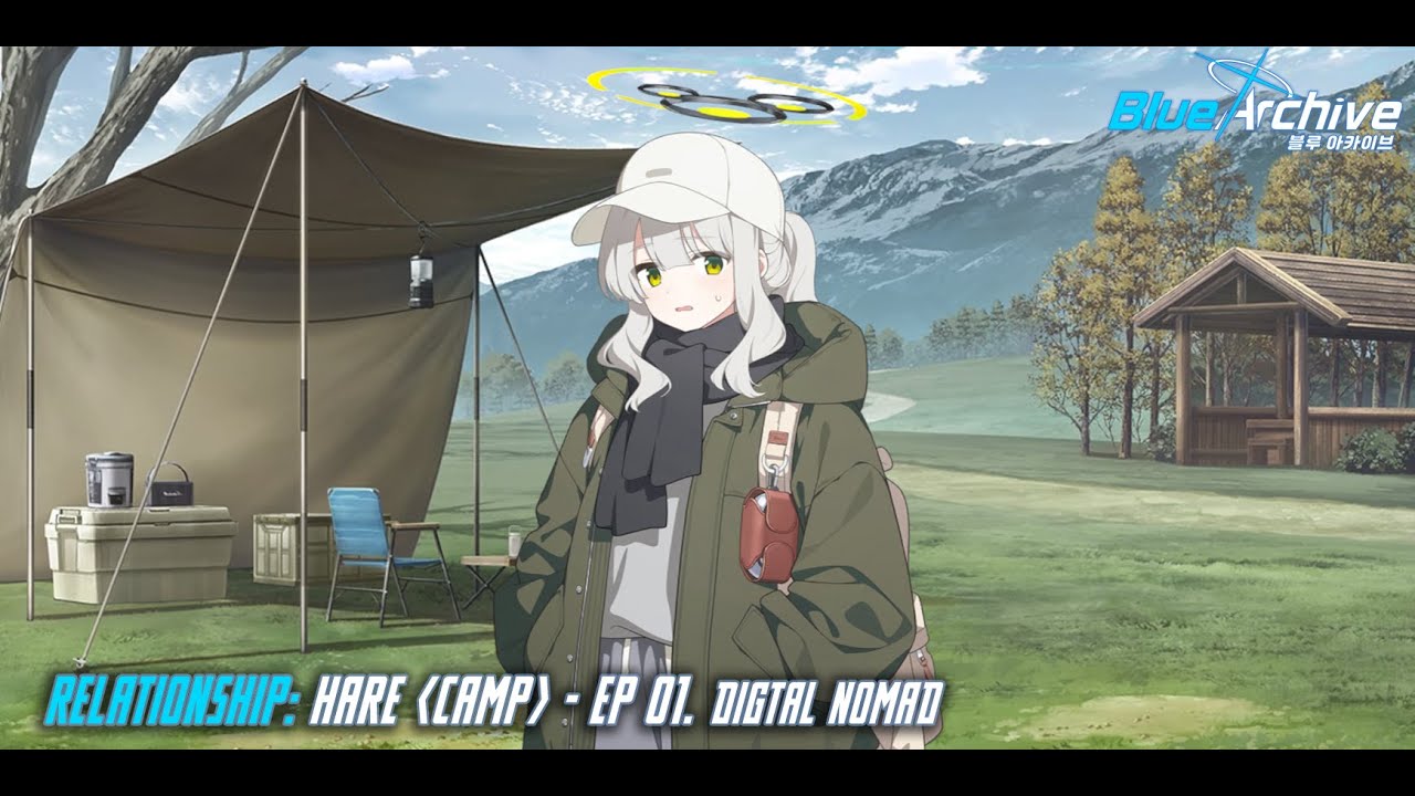 Blue Archive - Relationship Story: Hare (Camp) - EP 01. Digital Nomad ...