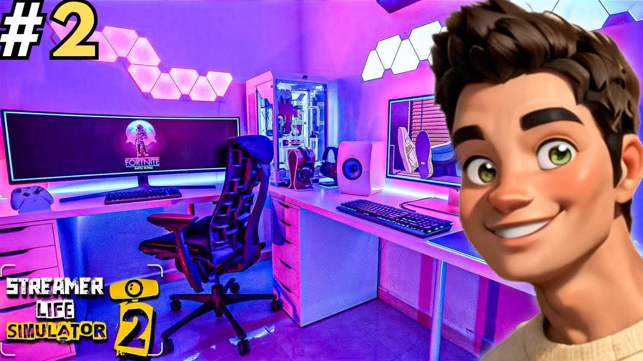 Upgrading My Pc Setup In Streaming Life Simulator 2 - YouTube