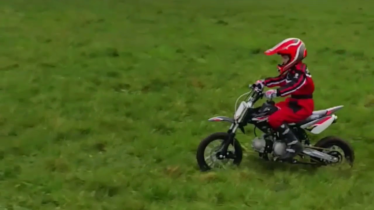 Caiden 110cc stomp pitbike - YouTube