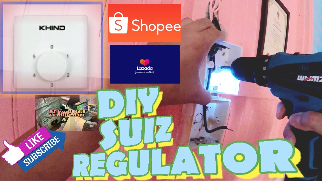 diy kipas syiling part 2 | new regulator | ceiling fan | 4K - YouTube