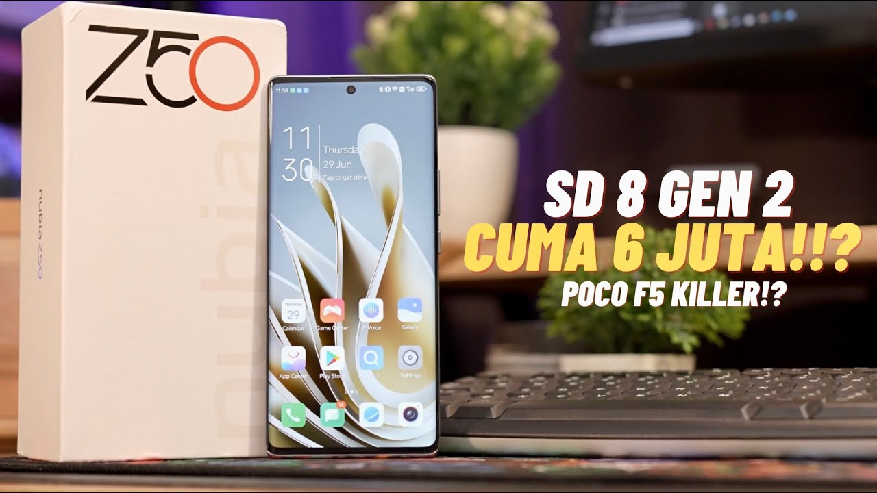 6 JUTA PAKE SNAPDRAGON 8 GEN 2 + LAYAR CURVED!!? REVIEW ZTE NUBIA Z50 - YouTube