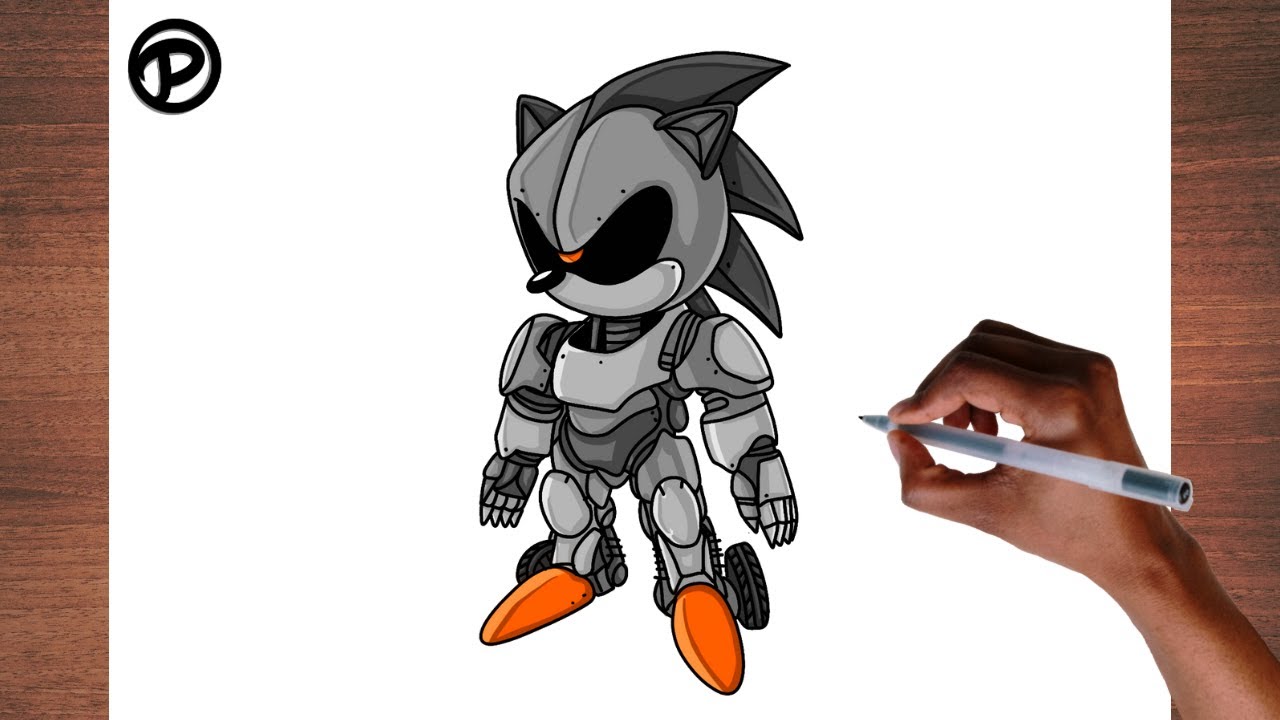HOW TO DRAW MECHA SONIC MK I - YouTube