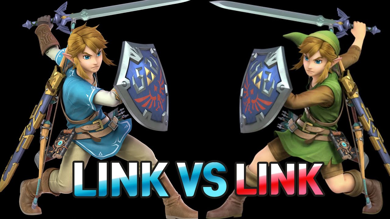 BOTW LINK vs SSBU LINK - YouTube