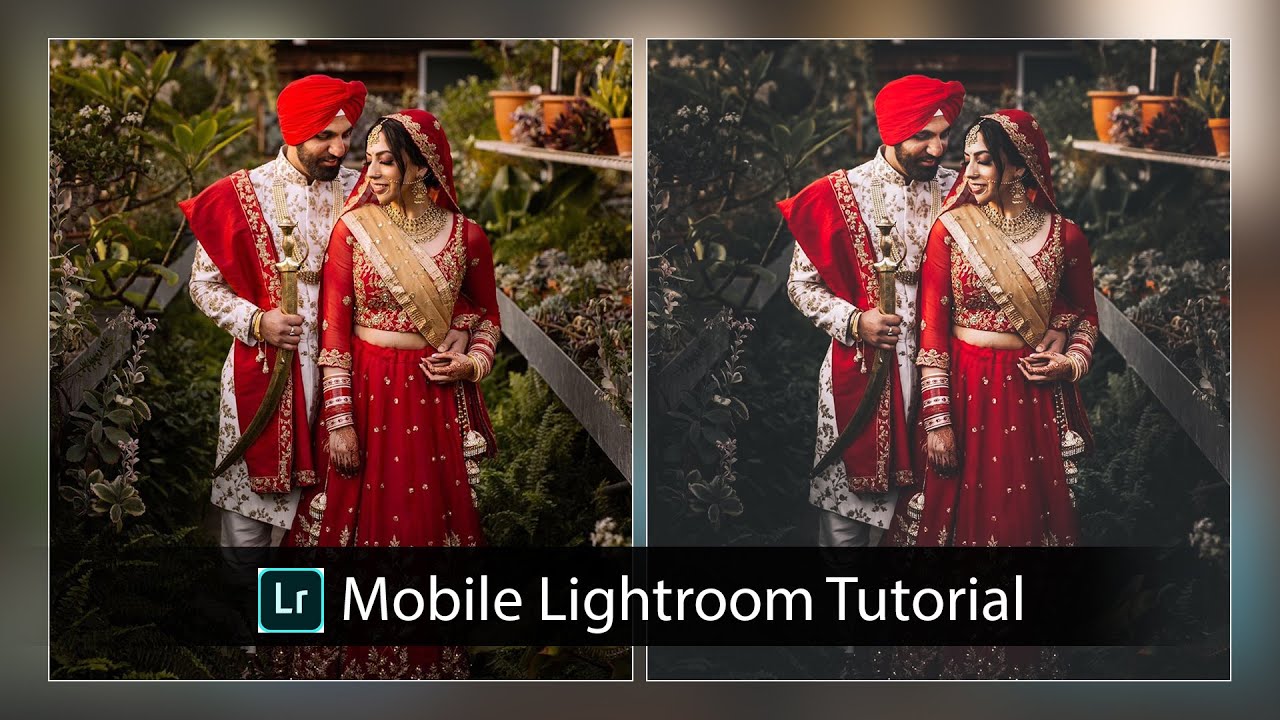 mobile lightroom editing tutorial | wedding photo edit - YouTube