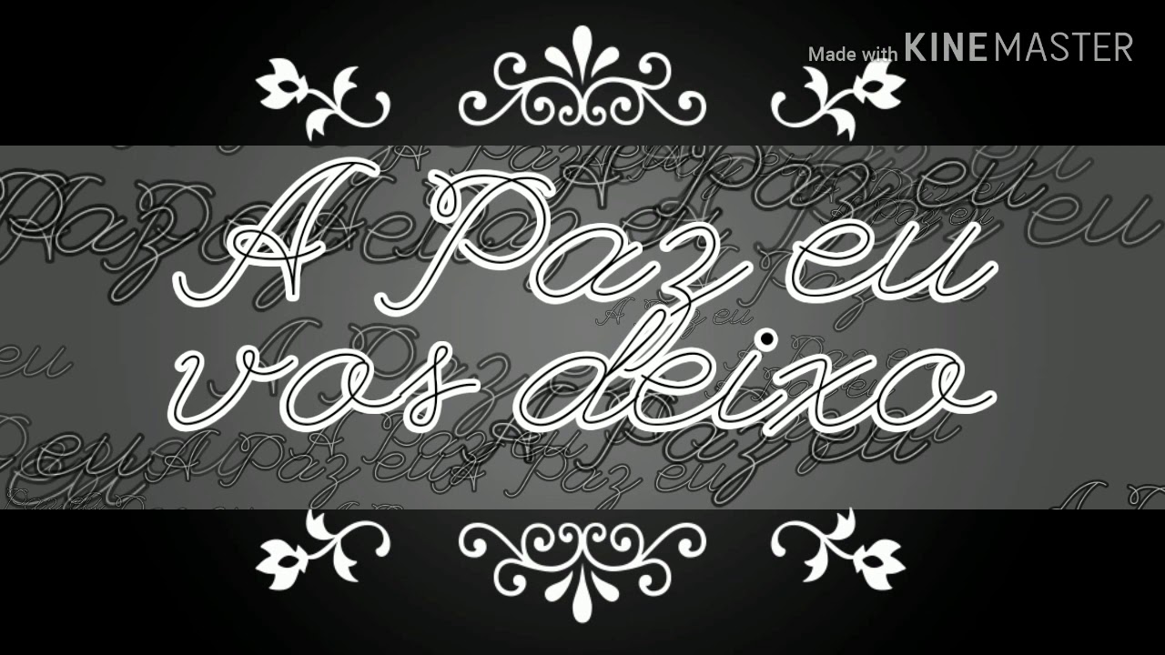 Hino - A Paz eu vos deixo - YouTube Hino - A Paz eu vos deixo - YouTube