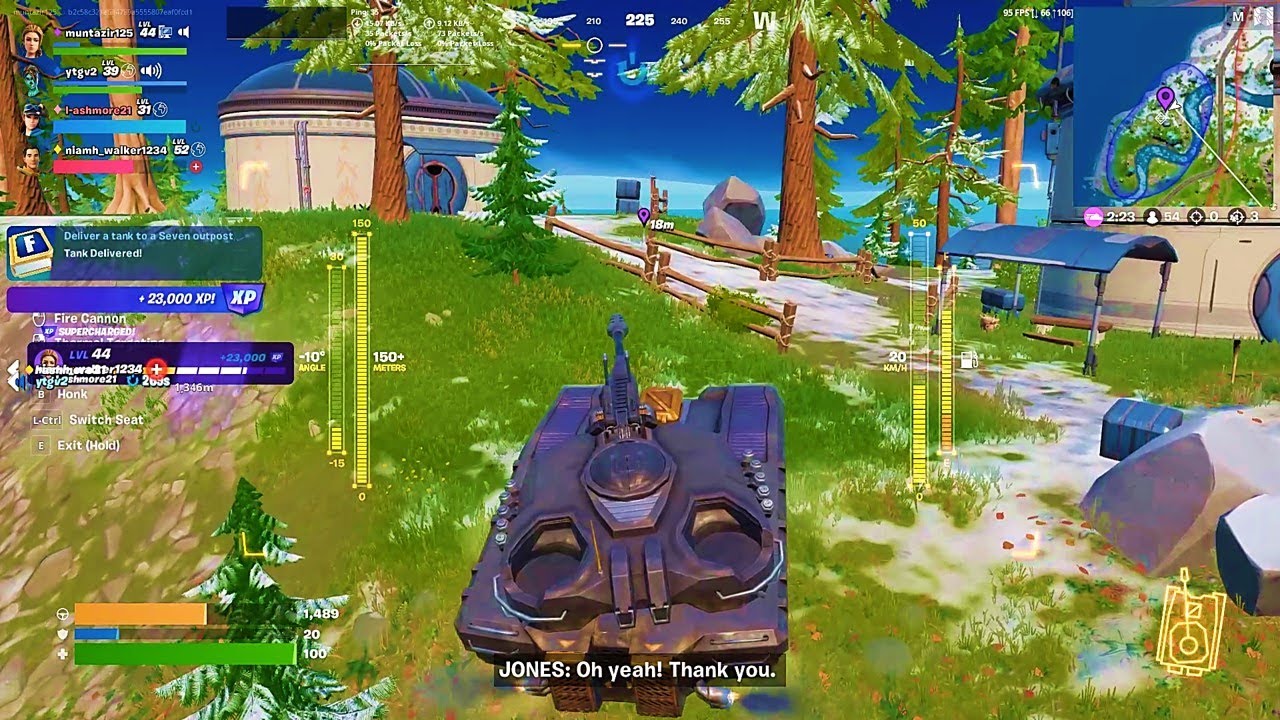 deliver a tank to a seven outpost Location | Fortnite - YouTube