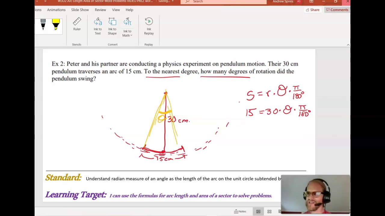 Arc Length Sector Area Word Problems YouTube arc-length-sector-area-word-problems-youtube