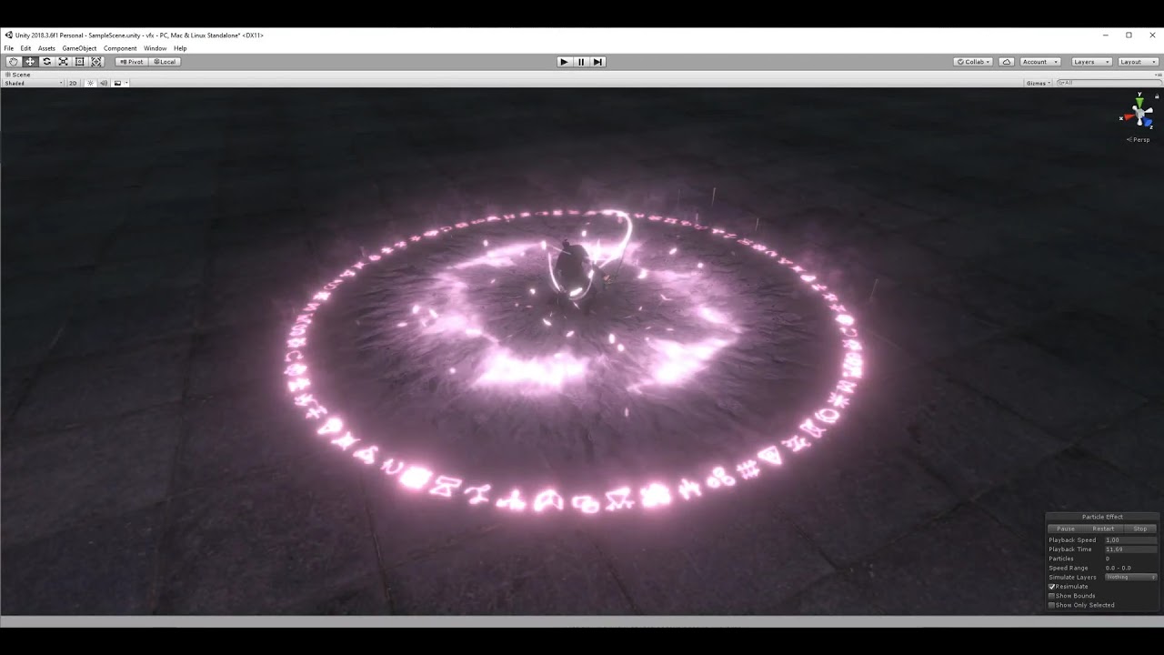 AOE Effect Unity - YouTube