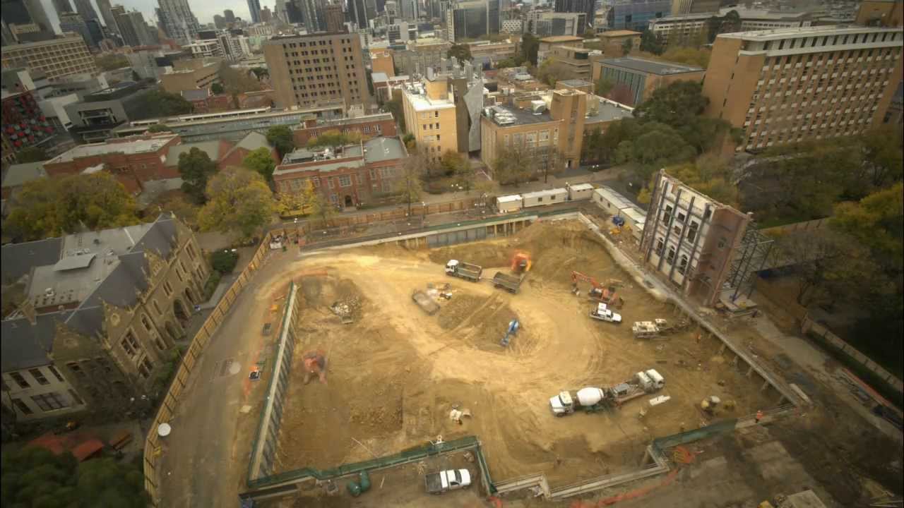 New Building Construction - Angle 1 - Redmond Barry Building - June ...