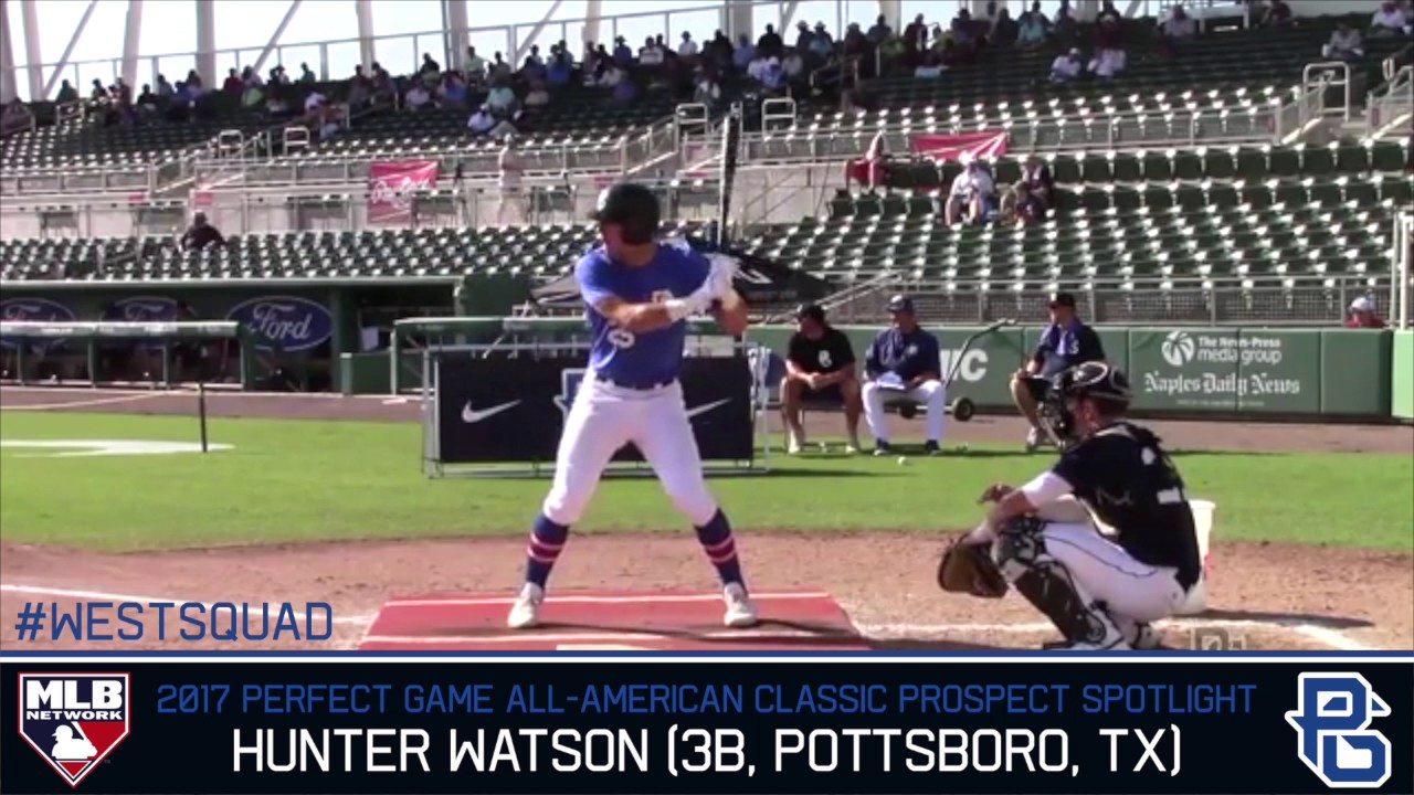 Hunter Watson (3B, Pottsboro, TX) - YouTube