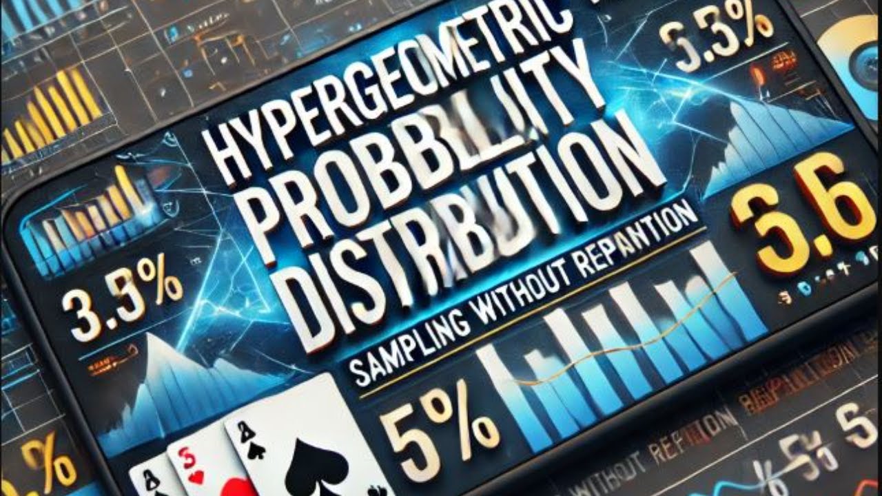 Hypergeometric probability distribution | Statistics | Probability ...