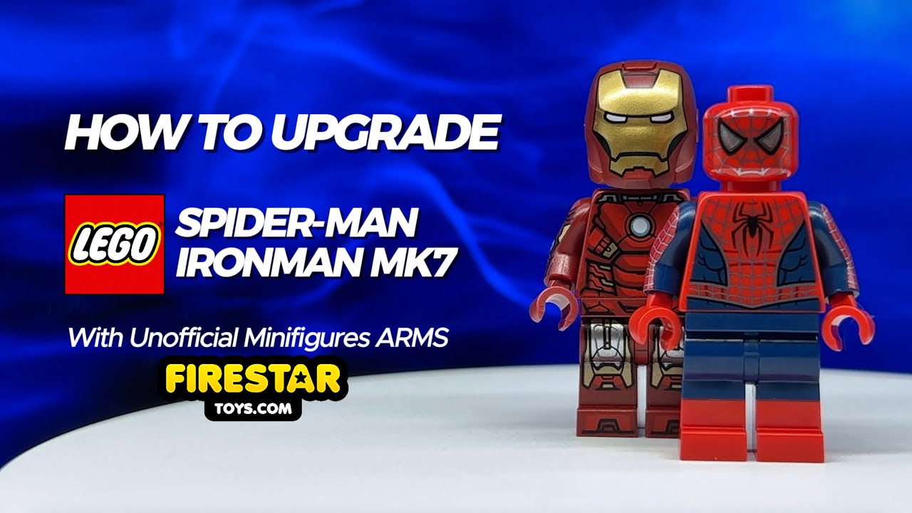 Upgrade LEGO Minifigures with Firestar|Spider-Man No Way Home|IRONMAN ...