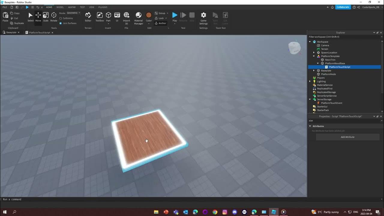 TouchScript to Platform - YouTube