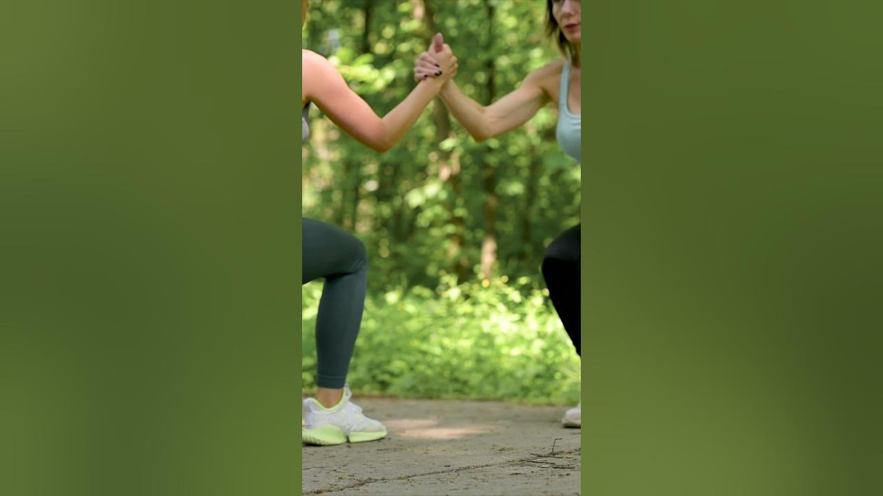 Hot Fitness Girls Working Together Challenge Youtube