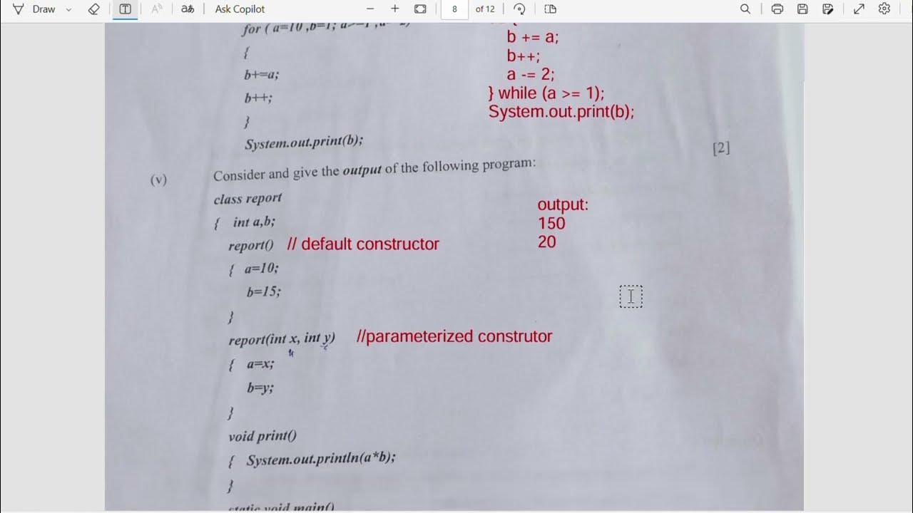 ICSE Computer Board Exam 2025 || Class 10 || Q1, Q2 MCQ & Output || Section A || Answer Key ...