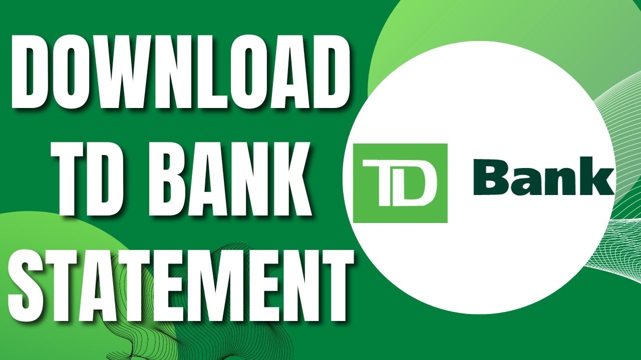 How to Download TD Bank Statements Into CSV/PDF (New Guide 2023) - YouTube How to Download TD Bank Statements Into CSV/PDF (New Guide 2023) - YouTube