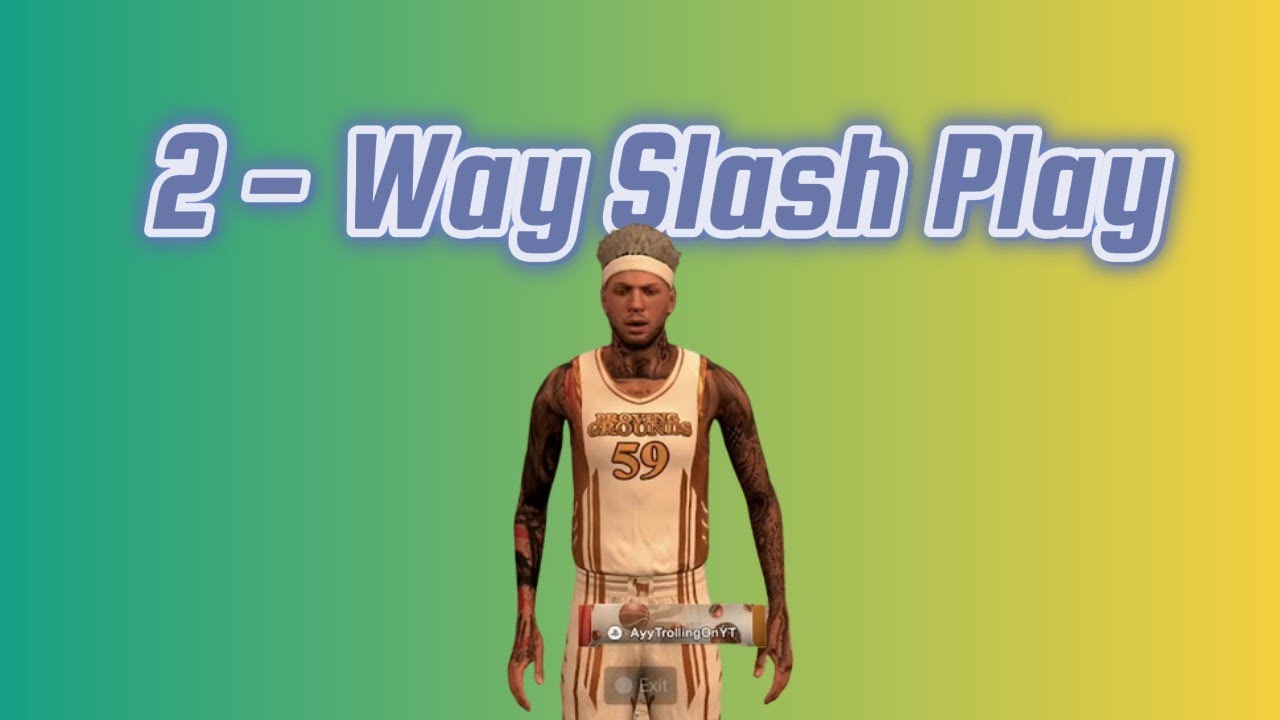 I build my 2 way slash play in NBA 2k25 - YouTube