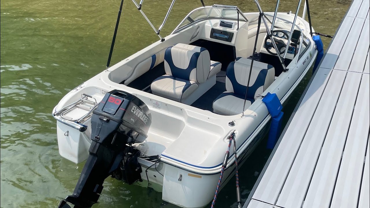 Sunbird 150 w/ Evinrude 50hp VRO Delete - YouTube