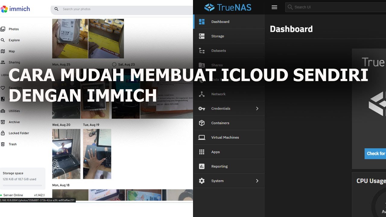 CARA MEMBUAT ICLOUD SENDRI DENGAN IMMICH MUDAH DAN GRATISS - YouTube