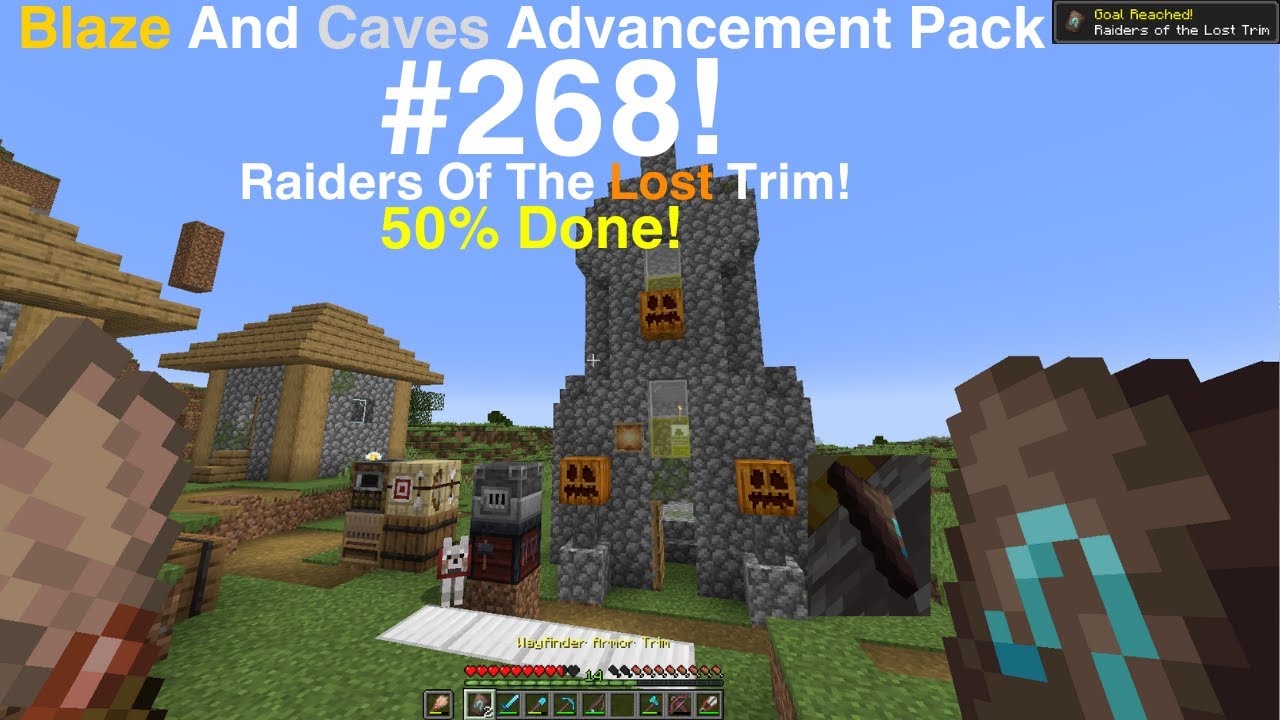 How I Obtained All 1,141 Advancements In The Minecraft Blaze And Caves Advancement Data Pack ...