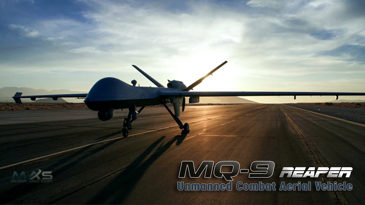 MQ-9 Reaper Heavy Attack Drones - YouTube