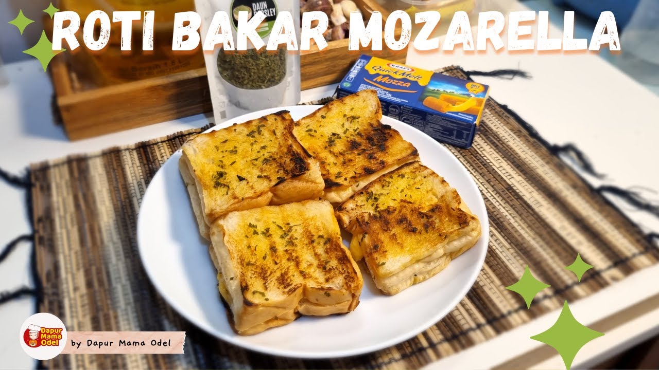 Cara Bikin Roti Bakar Mozarella Lumer, yakin gak mau berenti makan ini ...