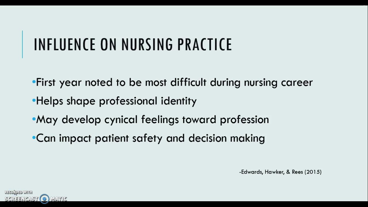 reality shock in graduate nurses - YouTube