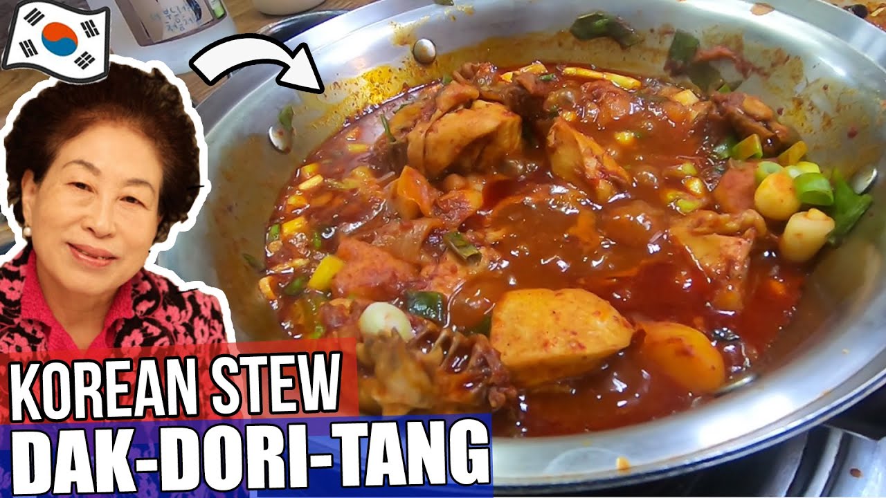 The BEST Home Cooked Meal In ALL Of South Korea | Dak-Dori-Tang 🇰🇷 ...